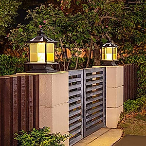 ZPTECH Outdoor wall light Outdoor Light Post Lamp Solar Lamp Column Lights Super Bright Patio Lights Aluminum Pole Light Home Outdoor Villa Waterproof Simple Garden Lights Wall Light Path Light Hangin
