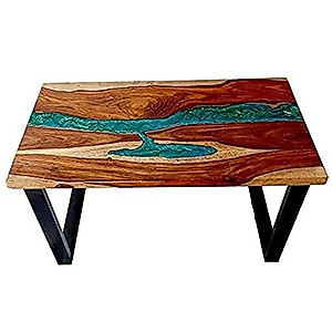 Epoxy Table, Epoxy Resin River Table, Live Edge Wooden Table, Natural Wood,Dining Table, Natural Epoxy Table, Resin Table