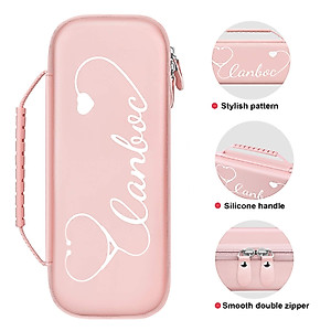 Canboc Stethoscope Carry Case, Hard Stethoscope Case for 3M Littmann Classic III, Lightweight II S.E, Cardiology IV Diagnostic, MDF Acoustica Deluxe Stethoscopes for Nurse Accessories, Rose Gold