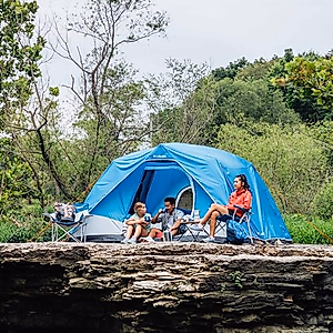 Columbia Tent - Dome Tent | Easy Setup 6 Person Camping Tent with Rainfly for Outdoors | Best Camp Tent for Hiking, Backpacking, & Family Camping