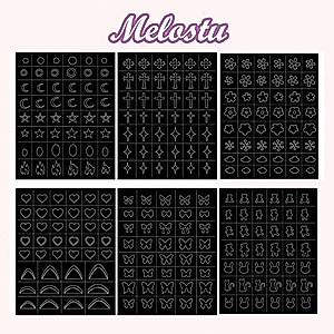 Melostu Nail Art Stickers, You can Freely Change The Pattern on Your Nails.…
