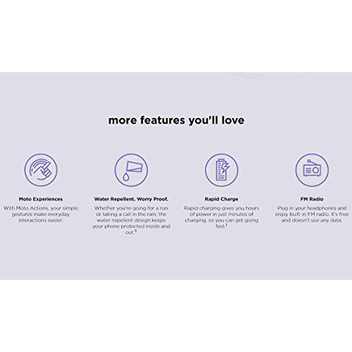 Motorola Moto One Macro w/Android One (64GB, 4GB) 6.2, Macro Vision Camera (5X Closer) GSM Unlocked (AT&T/T-Mobile/MetroPCS/Cricket) International Model XT2016-2 (Space Blue)