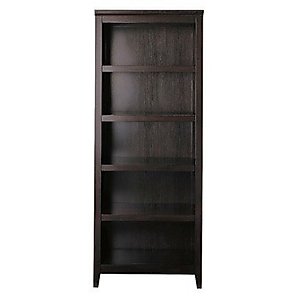 Threshold Carson 5 Shelf Bookcase, Espresso Finish