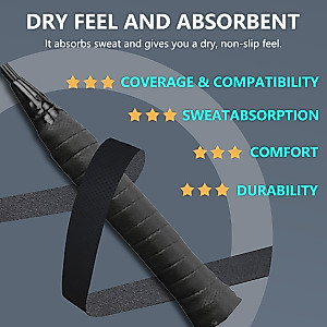 Tennis Racket Grip Tape ， Soft Racquet Overgrip for All Kinds of Rackets、 Fishing Rods、 Bicycle Handlebars, Etc. Excellent Durable and Non-Slippery Grip - 7pcs 7 Pink