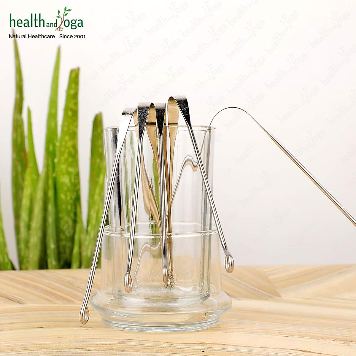 HealthAndYoga™ Oral Hygiene Tongue Scrapers – 24pcs Bulk Pack Disposable Metal Tongue Cleaners - qSwipe Lite Copper Tongue Cleaners (12 pack) + SteloSwipe Lite Stainless Steel Scrapers (12 Pack)