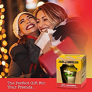 Smiles by Julie Love & Friendship Quotes in a Jar | Our Cute Jars are Unique & Creative Gifts for Your Best Friend, Sister, Mom & More | Little Jar of Happy & Positive Quotes | 31 Colorful Quotes