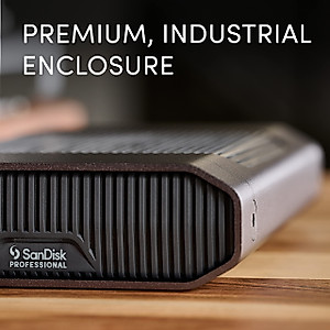 SanDisk Professional 6TB G-Drive Enterprise-Class External Desktop Hard Drive - 7200RPM Ultrastar HDD Inside, USB-C (10Gbps), USB 3.2 Gen 2, Mac Ready - SDPHF1A-006T-NBAAD