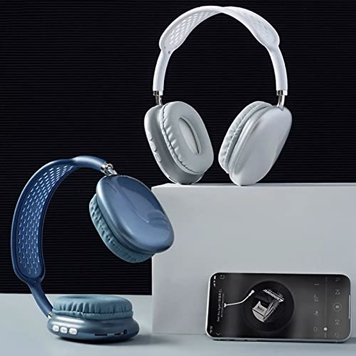 LOERSS P9 Wireless Bluetooth Headset with Microphone, Noise Cancelling Headphones, Stereo Sound Headphones, Sports Headphones for Games