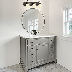 Design House 506618 Allante 3 Light Vanity Light, Oil Rubbed Bronze