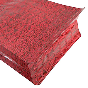 Different Colored & Print 25Pcs Heavy-Duty Aluminum Flat Bottom Stand-Up Bags w/Valve (8oz, Red Pattern)