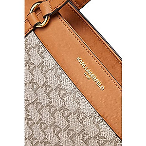 Karl Lagerfeld Paris Iris Small Tote Almond/Taupe One Size