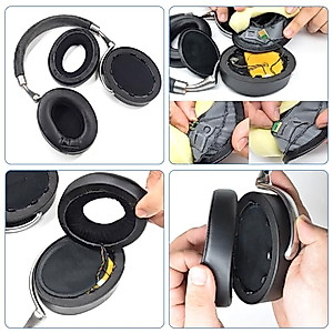 Ear Cushions for Parrot by Philippe ZIK 1.0 Headphone-Replacement Earpad Cover, Ear Cushion Pads (Black)