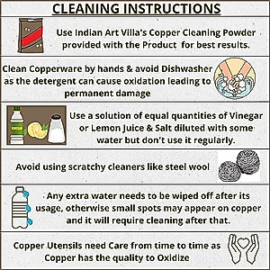 IndianArtVilla Steel Copper Chafing Dish with Sigdi Design Gel Fuel Stand, Buffet Warmer Serveware Party, 135 OZ