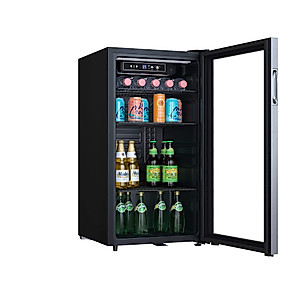 EdgeStar BWC121LT 18 Inch Wide 80 Can Capacity Ultra Low Temp Beverage Center - Stainless Steel