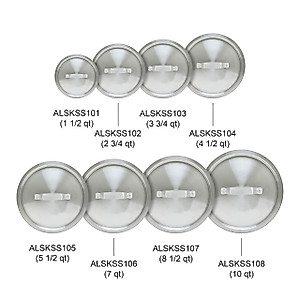 Thunder Group 5.5 Quart Aluminum Sauce Pan Lid
