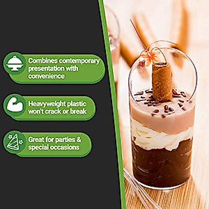 Restaurantware 3 Ounce Shot Glasses 100 Round Incline Cups - With Clear Finish Disposable Plastic Shot Glasses For Serving Samples At Wedding Banquets And Catered Events