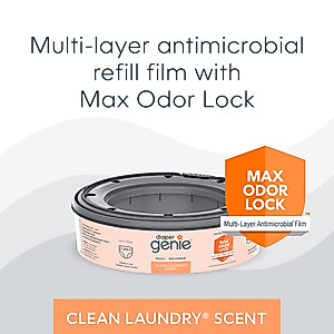 Playtex Diaper Genie Expressions Diaper Pail Fabric Sleeve, Pink Starburst