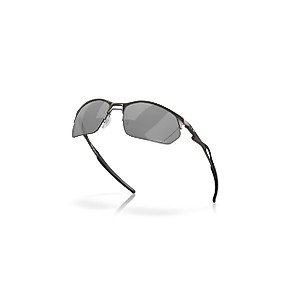 Oakley Men's OO4145 Wire Tap 2.0 Rectangular Sunglasses, Matte Gunmetal/Prizm Black, 60 mm