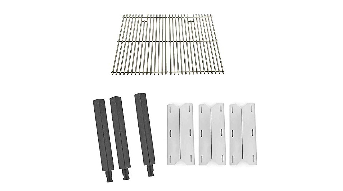 Jenn Air Grill Parts Kit 720-0163 - Cast Burners & Stainless Steel Grates