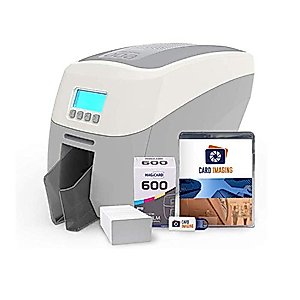 Magicard 600 Dual Sided ID Card Printer & Supplies Bundle (3652-5021)