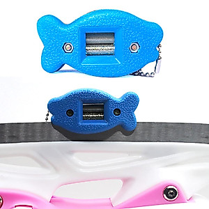 LNJBABAO Ice Skates Blade Sharpener Hockey Skate Sharpener Portable Width Adjustable Ice Skates Sharpener for Ice Hockey Skates and Figure Skating Blades