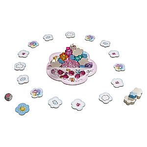 HABA Unicorn Glitterluck Cloud Stacking - A Cooperative Roll & Move Dexterity Game for Ages 4 and Up (Made in Germany)