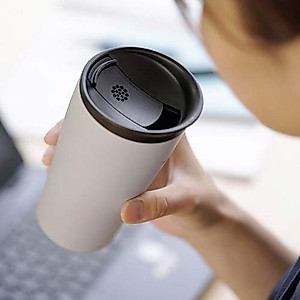 HARIO STF-300-GR Tumbler, Gray, 10.1 fl oz (300 ml), Thermal Tumbler with Lid