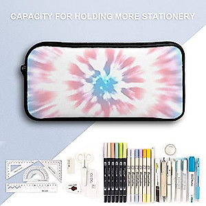 Transgender Color Tie Dye Pencil Case Makeup Bag Big Capacity Pouch Organizer for Office College