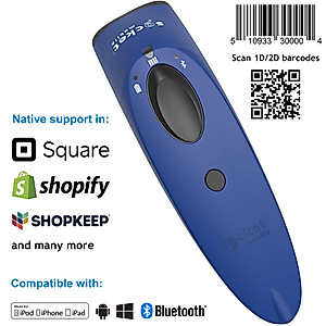SOCKET S740, Universal Barcode Scanner, Blue & Black Dock