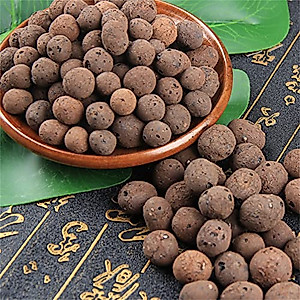 SiynannLawn 8LBS Expanded Clay Pebbles Grow Media Drainage Rocks for Potted Plants,Aquaponic,Aquarium,8-14mm Leca Balls for Hydroponics,Leca for Plants