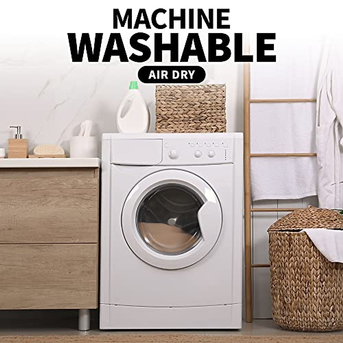 Zulay Kitchen Under Sink Mat - 24"x30" Slip-Resistant Under The Sink Mat Waterproof Design - Non-Adhesive, Trimmable Under Kitchen Sink Mat for Bathroom, Cabinets with Rubber Backing (Beige)