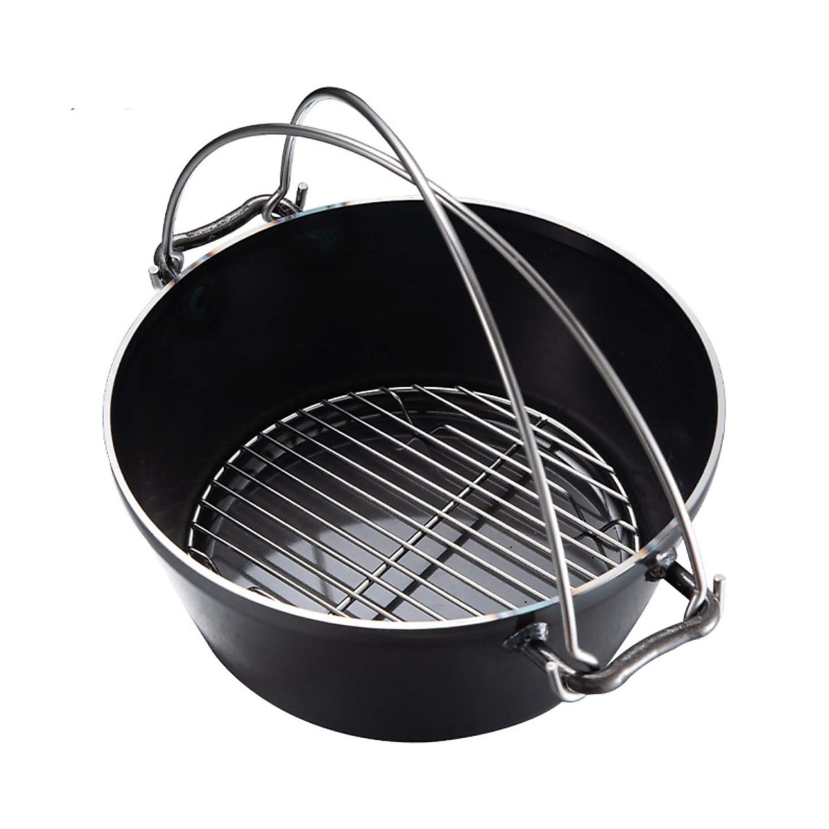 CAMPINGMOON φ8.27inch/φ21cm Round Stainless Steel Roasting Baking Steaming Cooling Rack Cooking Grid Grill Fits for 10-inch Dutch Oven W21
