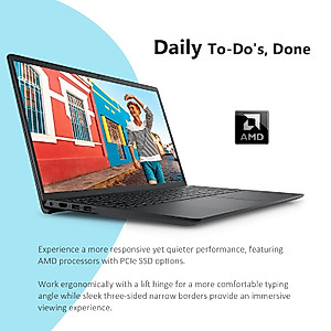Dell Inspiron 15 3525 Laptop - 15.6" FHD Display for Business, AMD Ryzen 7 5700U(8-core, Beats i7-1265U) Processor, 32GB RAM, 1TB SSD, Long Battery Life, Wi-Fi, Bluetooth, HDMI, Windows 11 Home