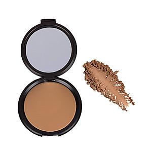 Elizabeth Mott Whatup Beaches Bronzer Face Powder Contour Kit - Vegan and Cruelty Free Facial Compact Bronzing Powder for Contouring and Sun Kissed Makeup Finish - Matte shade (10g)