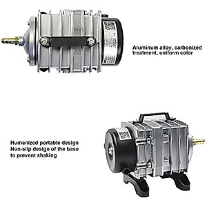 SUNWEN Commercial Air Pump 18W 396GPH 6 Valve Manifold for Aquarium, Fish Tank, Fountain, Pond & Hydroponics