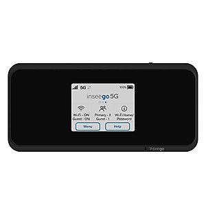 Inseego MiFi M2000 5G and 4G LTE Hotspot T-Mobile | All Day Battery Life | WiFi 6 Technology