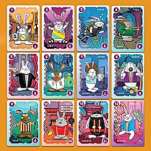Three Archers Games One Two Many Rabbits Card & Dice Game | Fun Family Game | Entertaining and Educational | 10-20 Minutes, 1-4 Players, Ages 7 and up