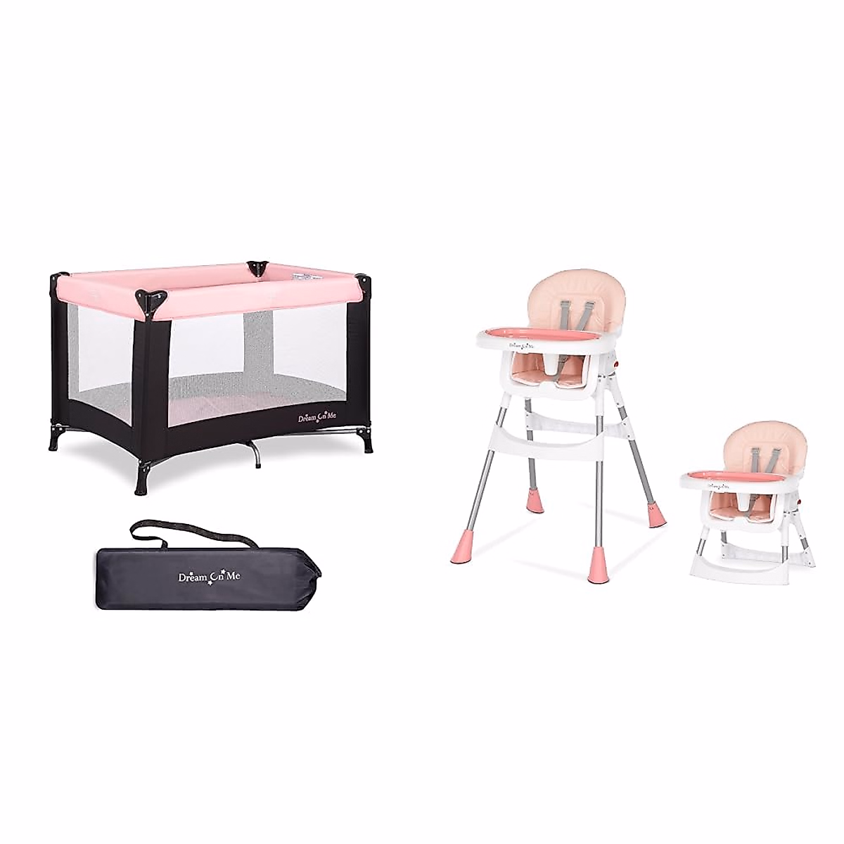 Dream On Me Nest Portable Play Yard in Onyx