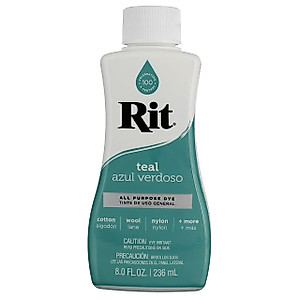 Rit Dyes Teal Liquid 8 oz. Bottle [Pack of 4 ]