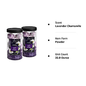 Nature's Beauty Lavender Chamomile Sleep Bath Bomb Gift Set Multi-Pack- Luxury Fizzy Relax Spa Bomb w/Vanilla + Citrus Scent Made with Coconut Oil + Witch Hazel, 17.5 oz | 10 ct ea (2 Pack)