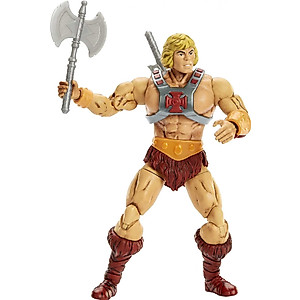 Masters of the Universe Masterverse He-Man Action Figure, 40th Anniversary Figure with Accessories, Motu Character Toy Collectible ​​​