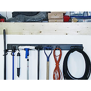 Richelieu Hardware 29009S 9 Piece Garage Storage Kit, Black