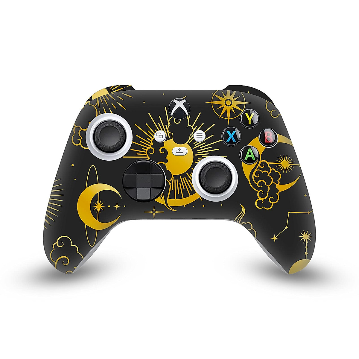 Head Case Designs Officially Licensed Haroulita Sun Moon and Stars Art Mix Vinyl Sticker Gaming Skin Case Cover Compatible with Xbox Series X / S Controller