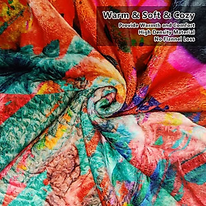 Elephant Blanket Super Soft Warm Elephant Throw Blanket - Lightweight Cozy Flannel Throw Blanket for All Seasons Bed Couch Sofa Office Decor, Gift for Girls and Boys Women and Man 50"x40"