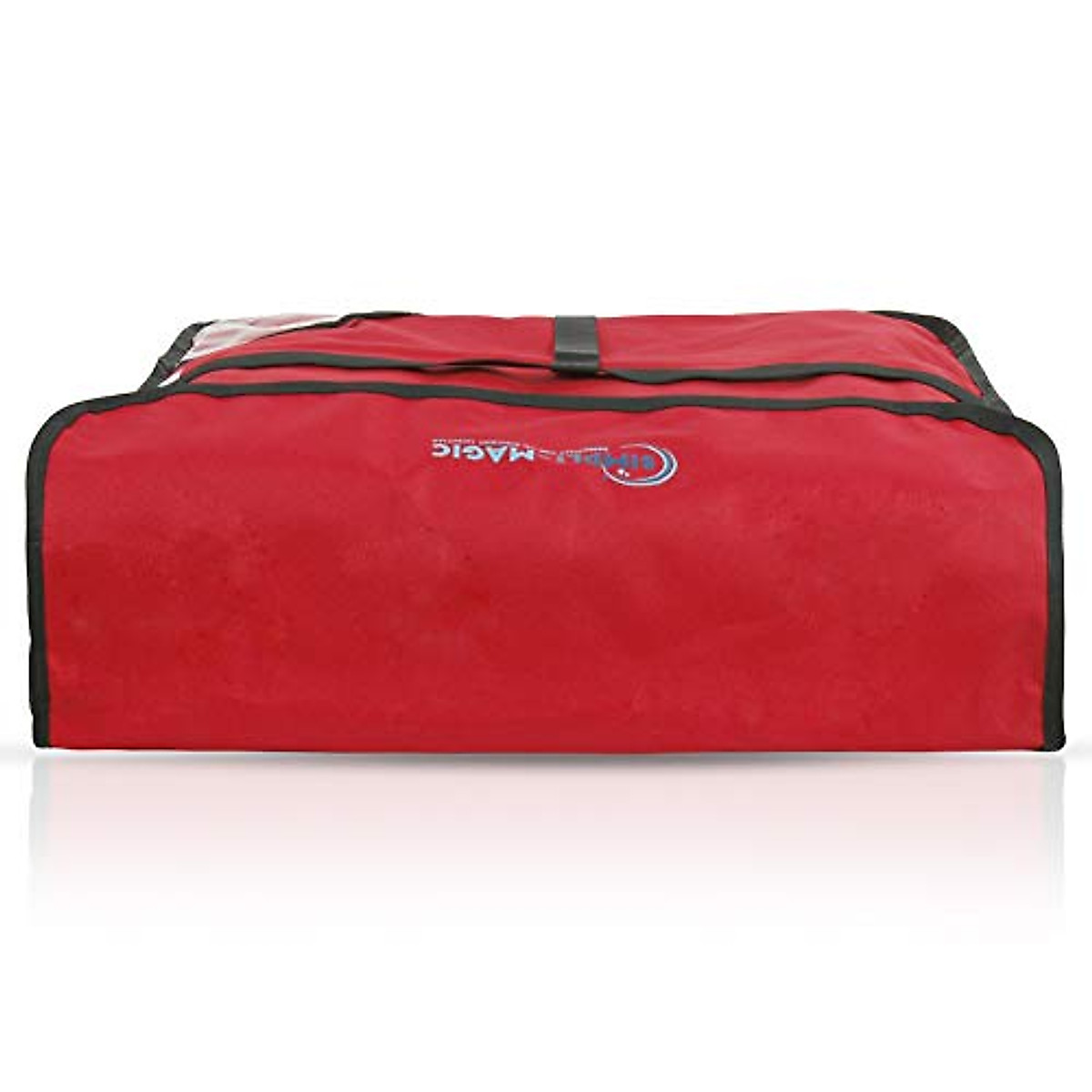 SIMPLI-MAGIC Reusable Insulated Delivery Bag, 20” x 20” x 5”, Red
