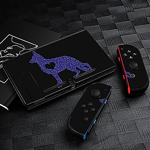 German Shepherd Heart Dog Breed Switch Sticker Skin Cute Pattern Full Wrap Skin Protection for Switch
