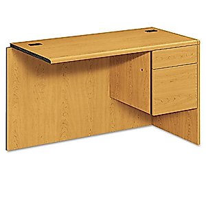 HON 10715RCC 10700"L" Workstation Return, Right 3/4 Pedestal, 48w x 24d x 29 1/2h, Harvest