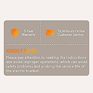 HomeMate Heated Blanket Electric Throw - 50"x60" Heating Blanket Throw 4 Hours Auto-Off 5 Heat Levels Heat Blanket Over-Heat Protection Flannel Sherpa Heater Blanket Electric ETL Certification