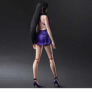Square Enix Final Fantasy VII Remake: Tifa Lockhart (Dress Ver.) Play Arts Kai Action Figure