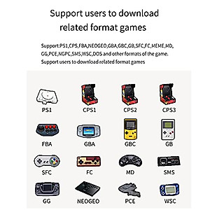Miyoo Mini Plus Handheld Game Console with Storage Case, 3.5 Inch IPS 640x480 Screen Retro Video Game Console with 64G TF Card & 10000 Classic Games, Support WiFi Hotspot Mode Matchmaking